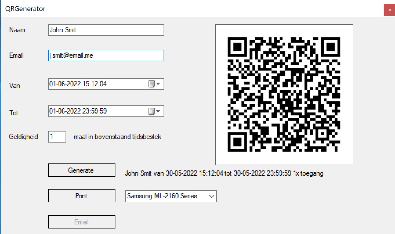 QRCode - C-Park | Kentekenherkenning